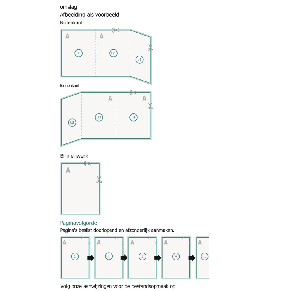 Brochure geniet A4 drukken - Gratis verzending