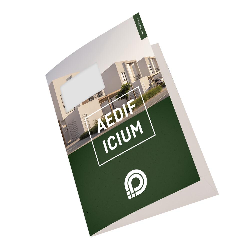 Presentatiemappen met flappen en venster, voor A4, 4/0, voor A4 bij ...